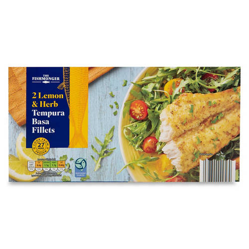 Lemon & Herb Tempura Basa Fillets 2 Pack | ALDI UK
